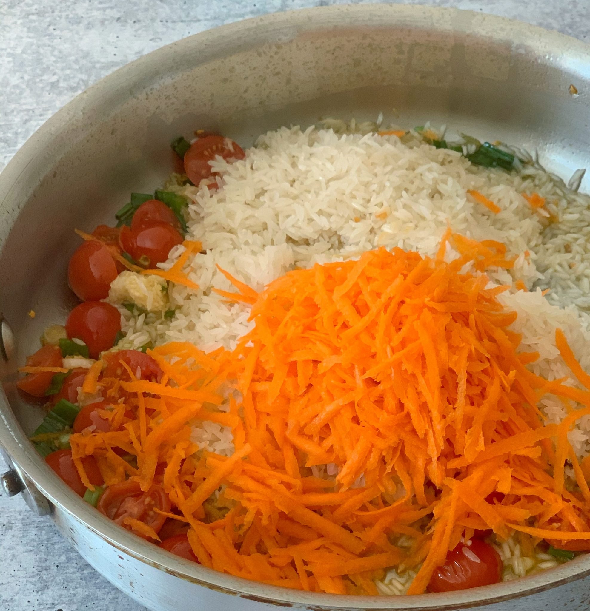 Carrot Rice (with Stove top & Instant Pot Instructions) - Metemgee