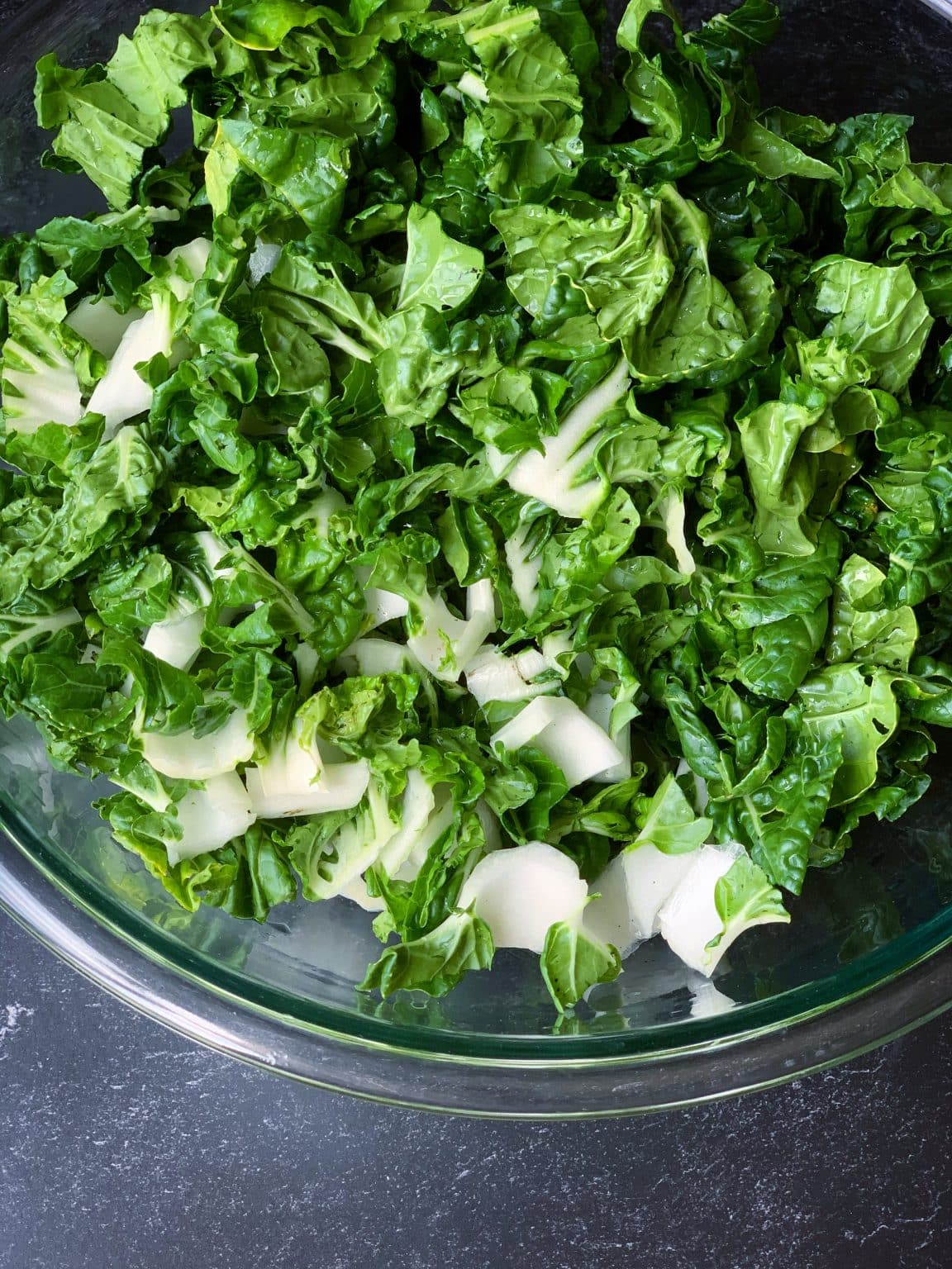Pok Choy with teriyaki sauce - Metemgee