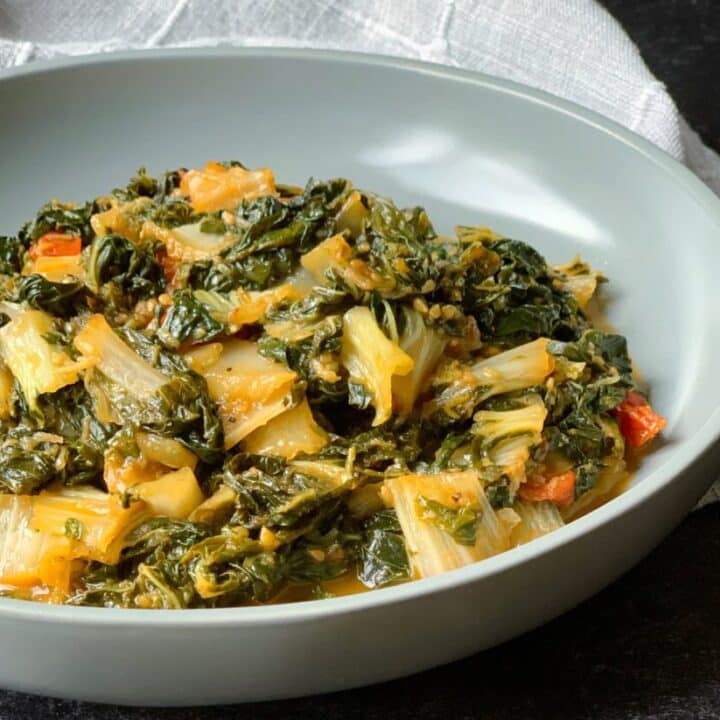 Pok Choy with teriyaki sauce - Metemgee