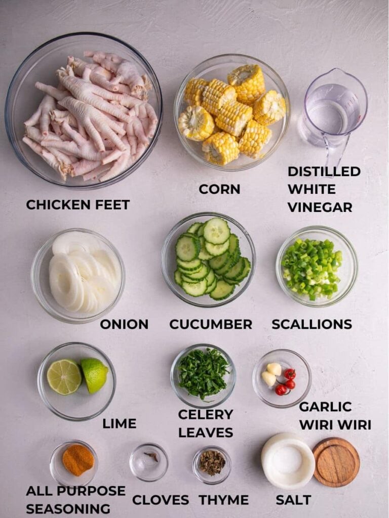 Chicken Foot Souse - Metemgee