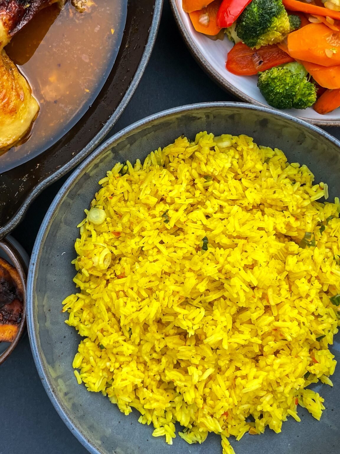 Seasoned Yellow Rice - Metemgee