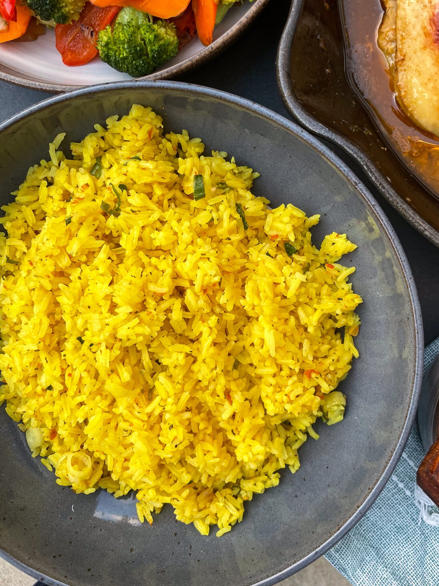 Seasoned Yellow Rice - Metemgee
