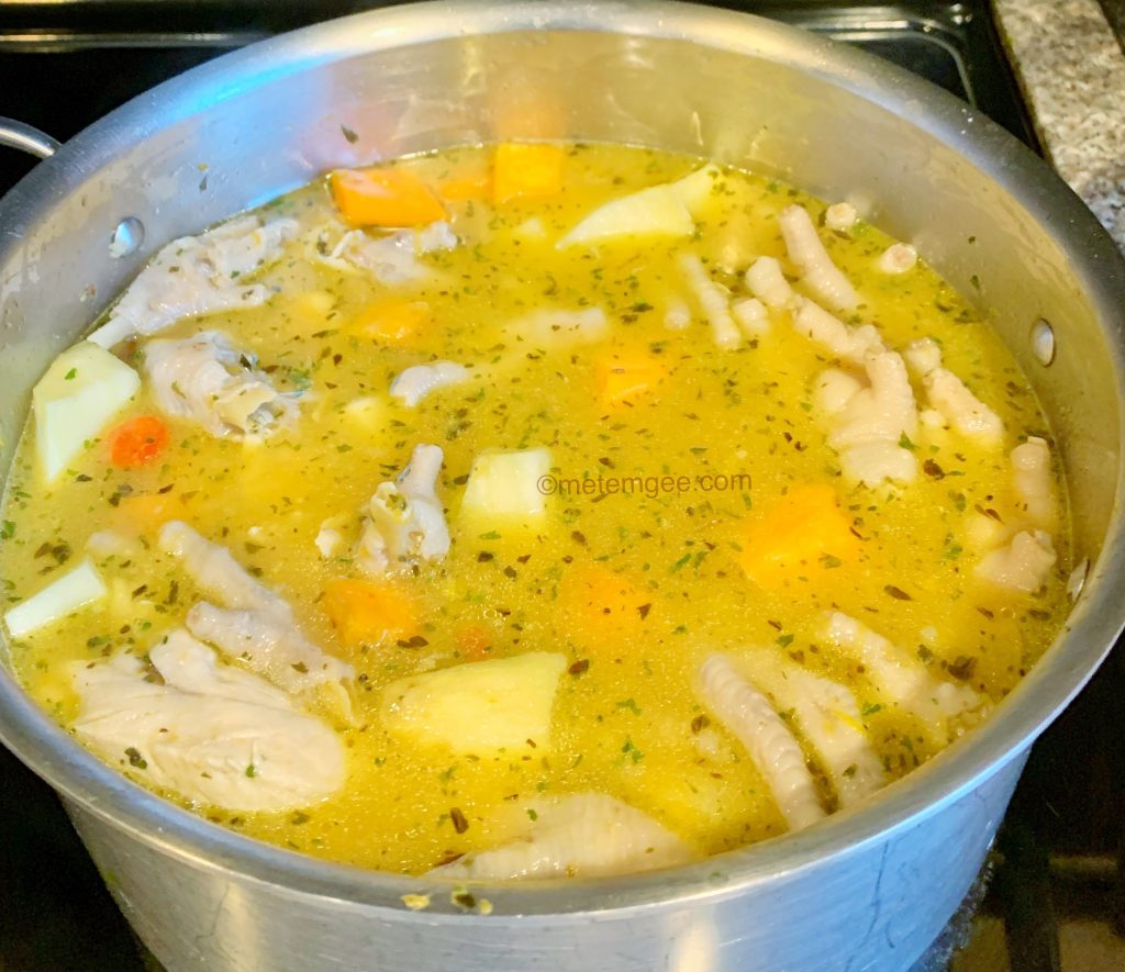 Chicken Foot Soup - Metemgee