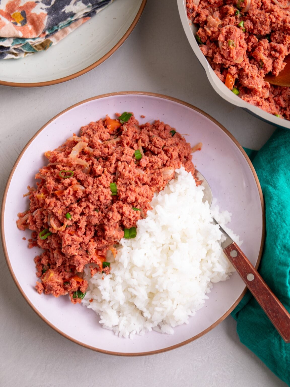Caribbean Corned Beef with corned brisket - Metemgee