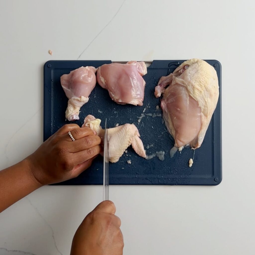 How to Break Down a Whole Chicken - Metemgee