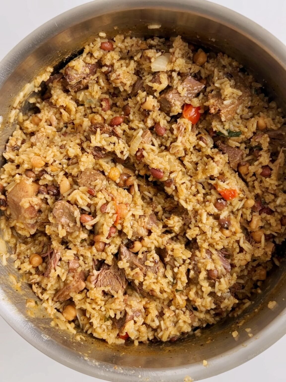 Guyanese Cook-Up Rice - Metemgee