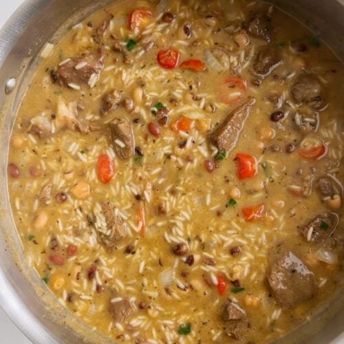 Guyanese Cook-Up Rice - Metemgee